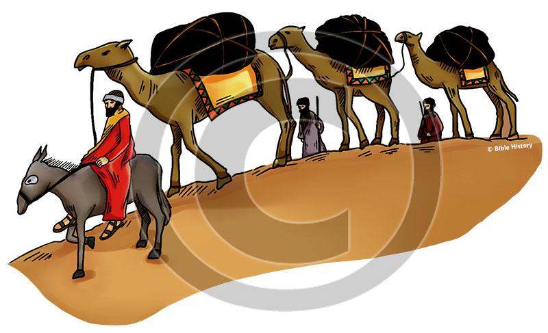 Desert Caravan - Bible Illustration (72 DPI) 1-Year License - Bible ...