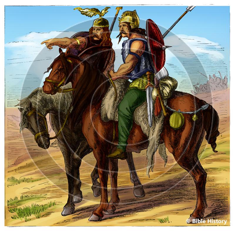 Gaul Horsemen - Bible Illustration (72 DPI) 1-Year License - Bible Maps ...