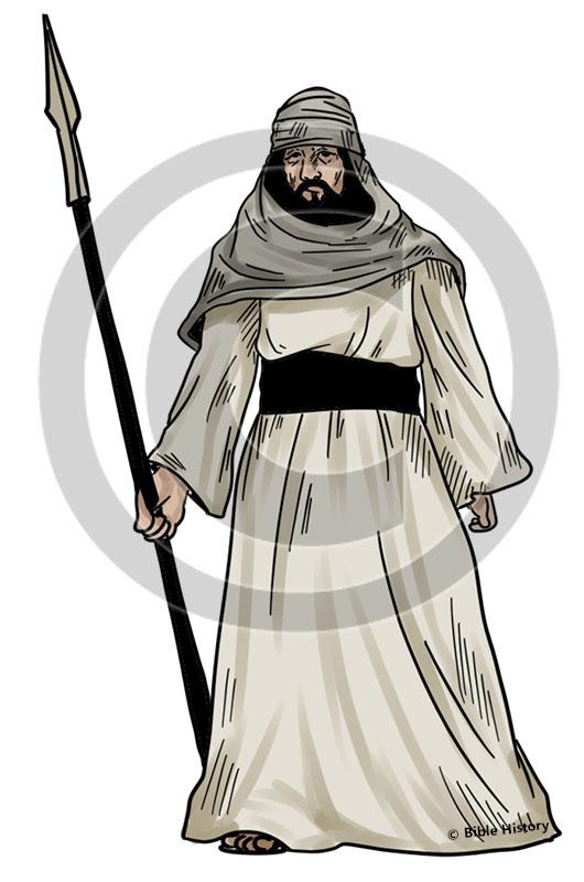 Levite Soldier - Bible Illustration (72 DPI) 1-Year License - Bible ...