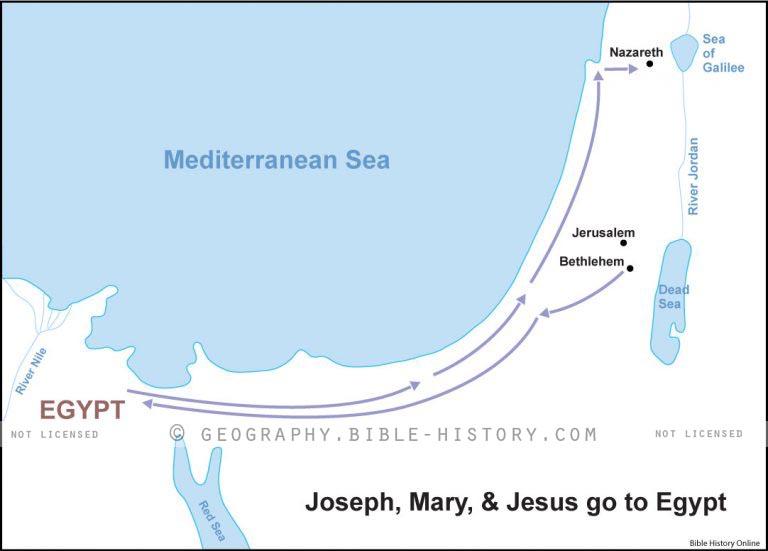 Matthew Joseph Mary Jesus Egypt - Basic Map (72 DPI) 1-Year License ...