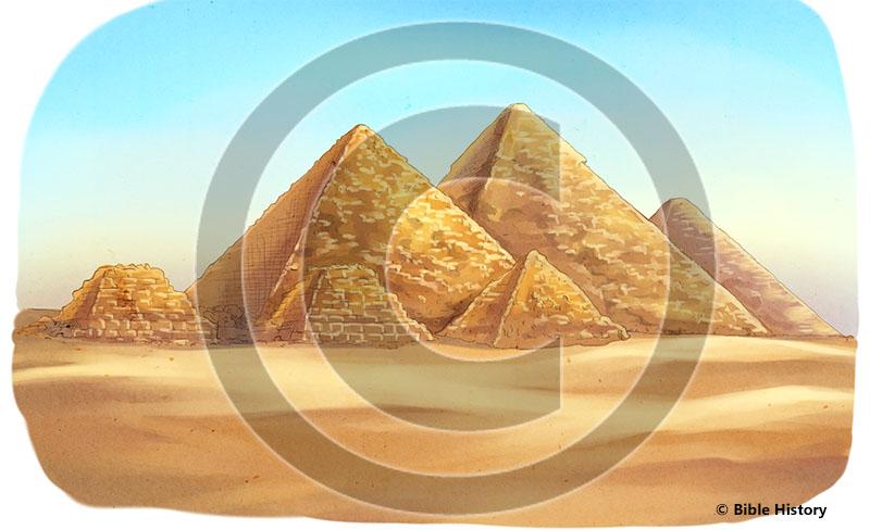 Pyramid of Giza - Bible Illustration (72 DPI) 1-Year License - Bible ...
