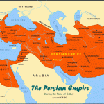 Babylonian, Mede and Persian Empires - Basic Map (72 DPI) 1-Year License - Bible Maps and Images