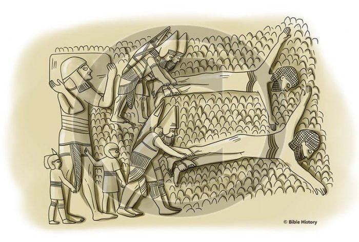 Siege of Lachish Relief - Bible Illustration (72 DPI) 1-Year License ...