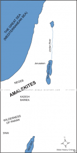 Amalekites Territory - Basic Map (72 DPI) 1-Year License - Bible Maps ...
