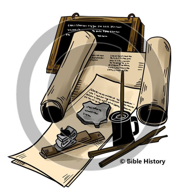 Scrolls - Bible Illustration (72 DPI) 1-Year License - Bible Maps and ...