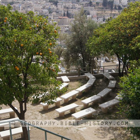 The Gihon Spring (Hi-Res. Download) 1-Year License - Bible Maps and Images