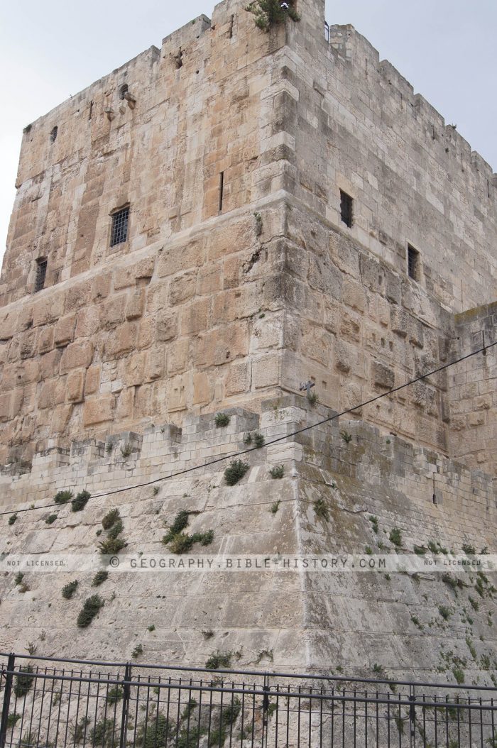 Citadel of David - Color Photo (72 DPI) 1-Year License - Bible Maps and ...