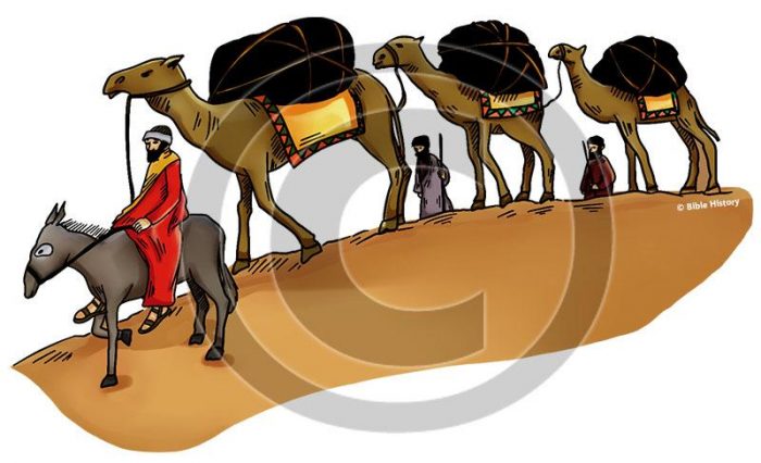 Desert Caravan - Bible Illustration (72 DPI) 1-Year License - Bible ...