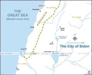 The City of Sidon - Basic Map (72 DPI) 1-Year License - Bible Maps and ...