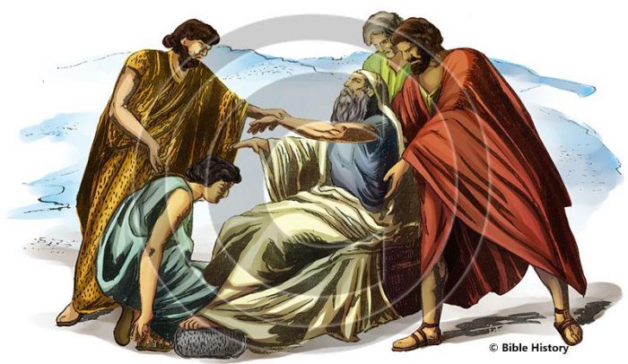 Judah Receives Jacob's Blessing - Bible Illustration (72 DPI) 1-Year ...
