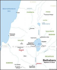 Matthew Bethabara Baptism of Jesus - Basic Map (72 DPI) 1-Year License ...