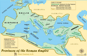 Provinces of the Roman Empire - Color Map (72 DPI) 1-Year License ...