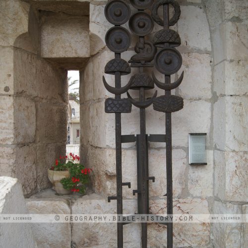 The Gihon Spring (Hi-Res. Download) 1-Year License - Bible Maps and Images